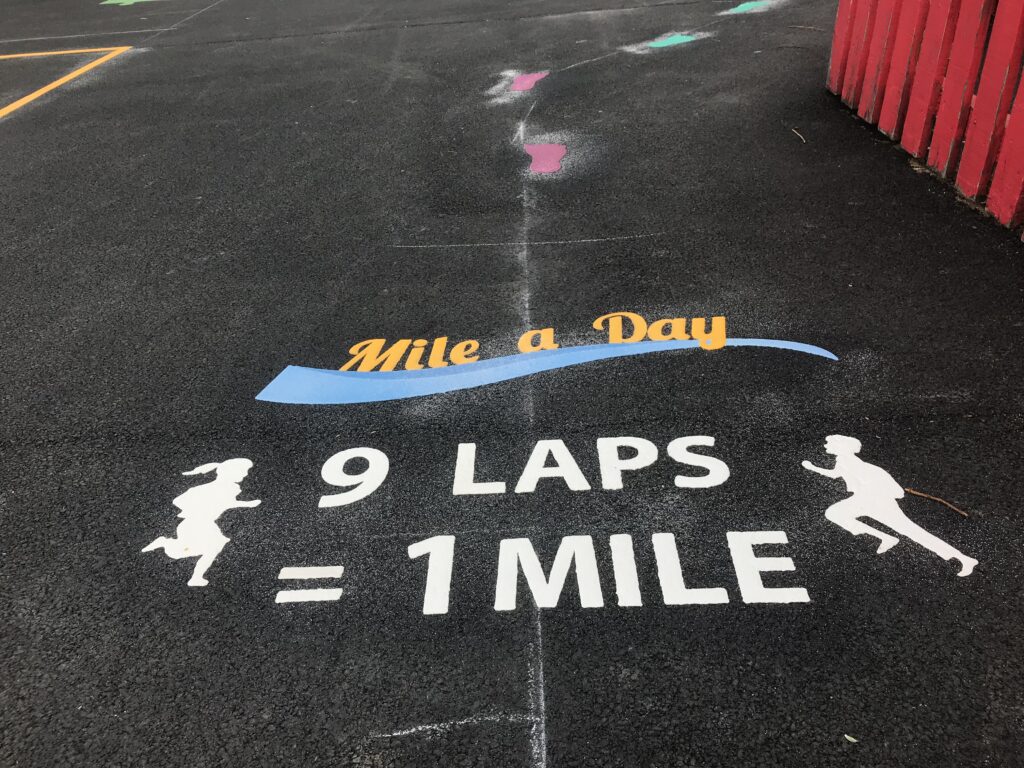 Learn more about the Daily Mile initiative - Uniplay - Playground Markings
