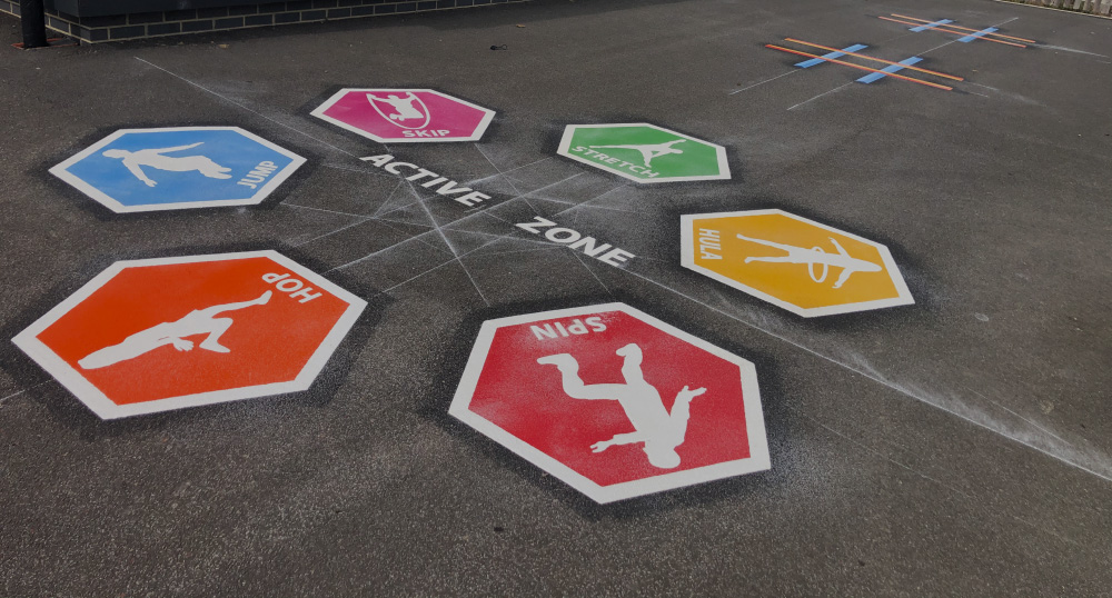 Playground Markings | Thermoplastic Markings For Schools UK