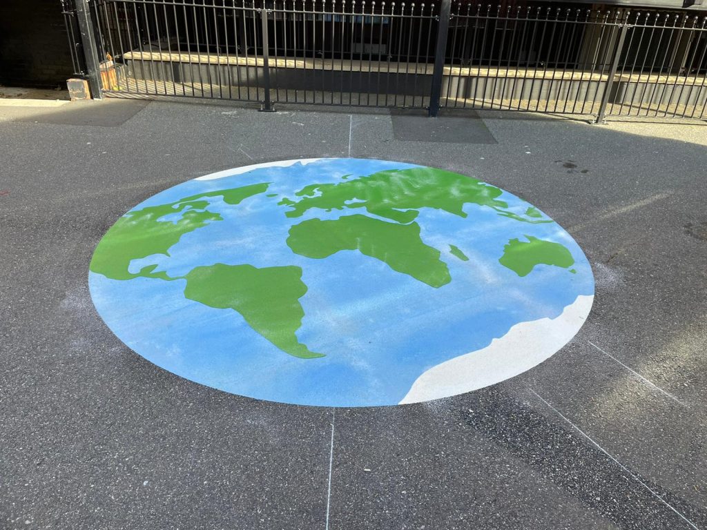 Geography Playground Games - Uniplay - Playground Markings