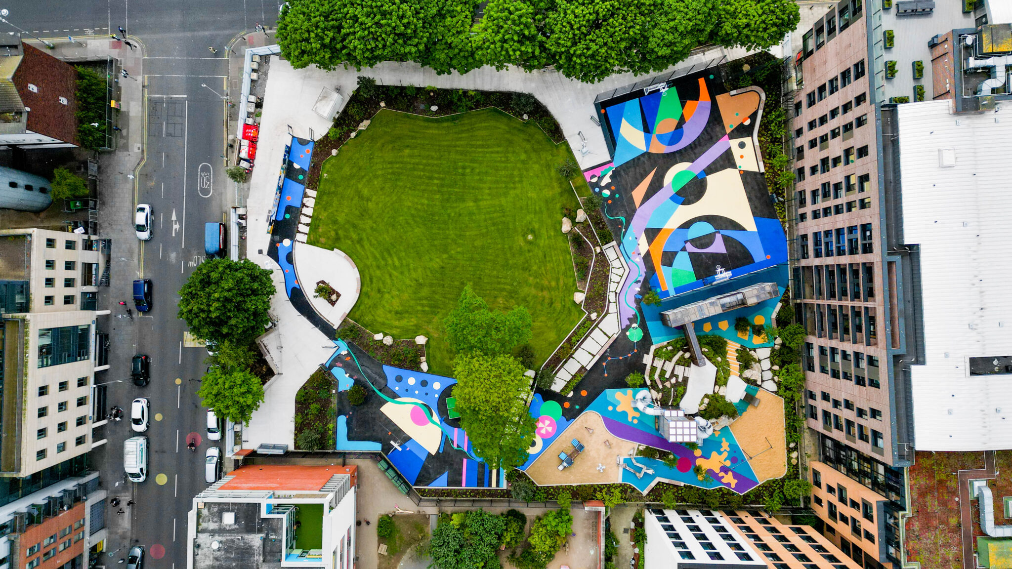 Diamond Park, Dublin - Uniplay - Playground Markings